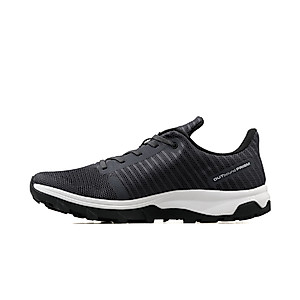 Salomon Outbound Prism Hiking Shoes for Men, Ebony/White/Black, 9.5