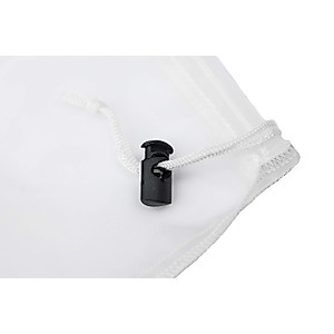 2-Pack Greek Yogurt Maker Strainer Pouch Bag, 16-in x 9-in Multi-Purpose Reusable Fine Mesh Nut Milk Bag, Cold Brew Coffee Filter Bags, Cheese Cloth for Straining, Compatible Instant Pot Accessories