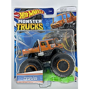 Hot Wheels Monster Trucks - Mercedes-Benz UNIMOG - 2023 Case C / 3 - Orange