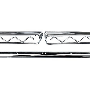 COOBL Wire Heavy Duty Garment Clothes Rack,Freestanding Wardrobe Closet,Max Load 660LBS, Multi-Functional Metal Clothing Rack for Hanging Clothes,Black