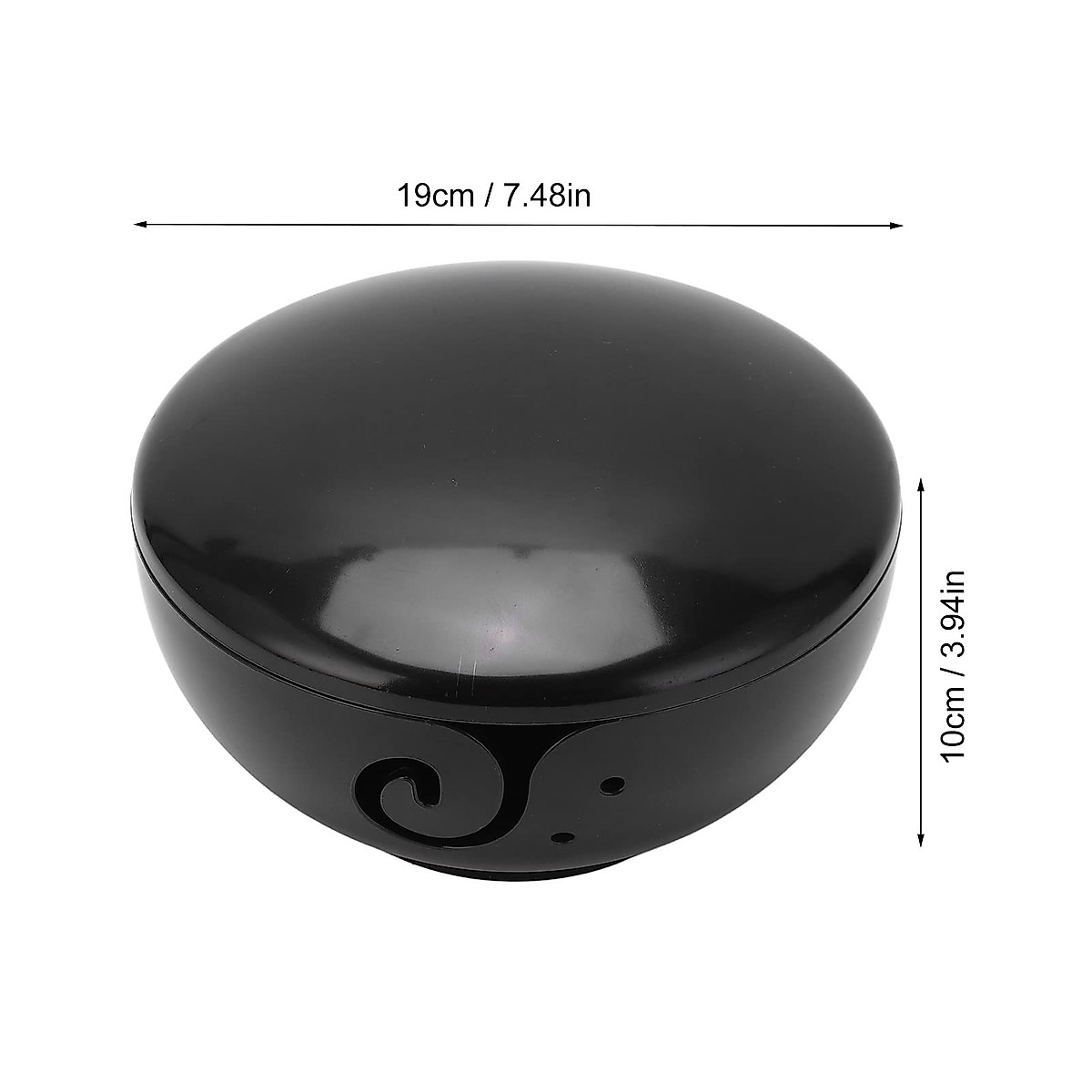 Yarn Holder, Glossy Yarn Bowl Sturdy Durable Plastic Material Small Portable Keep Lightweight for Knitting for Weaving for Crochet