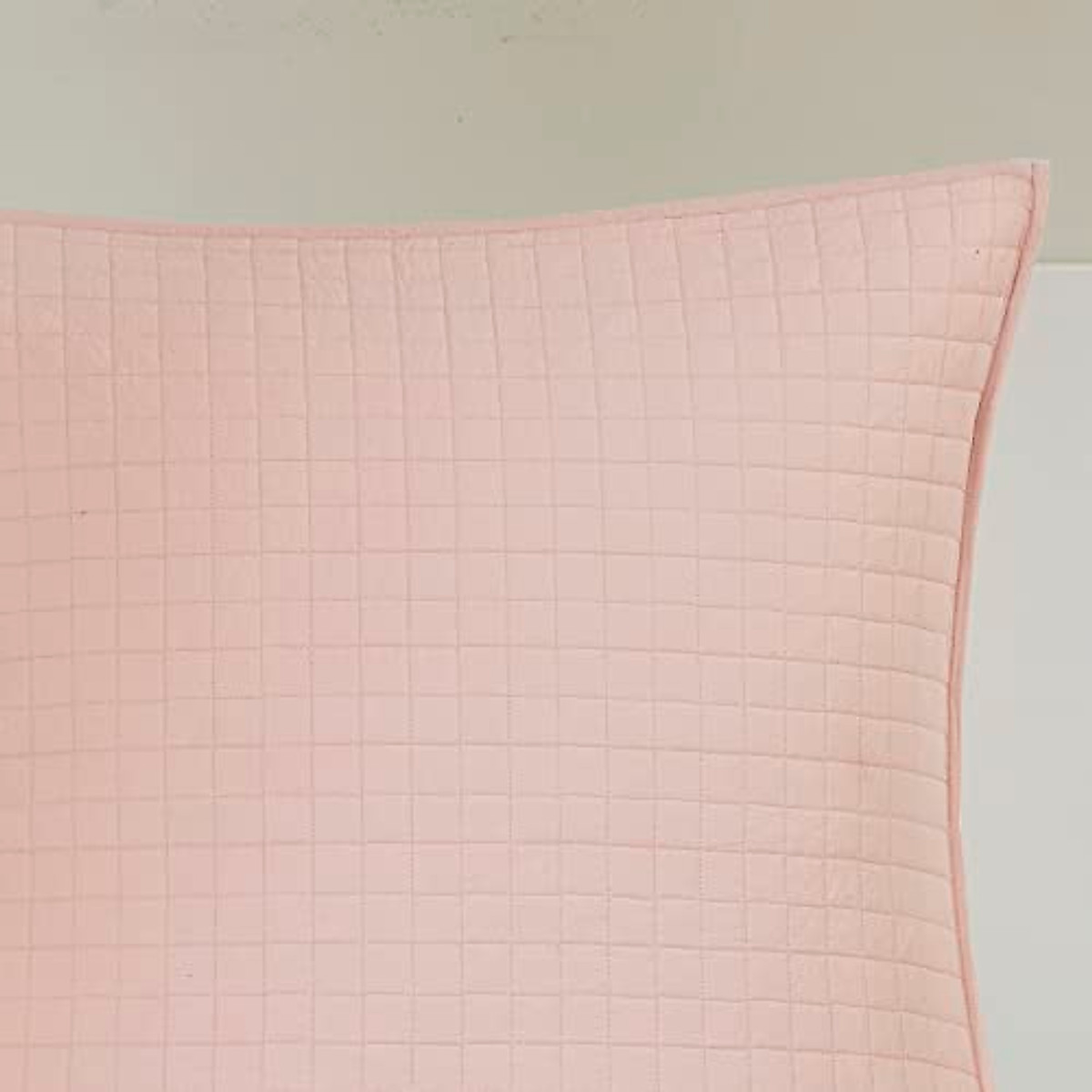 Urban Habitat Duvet Set 100% Cotton Jacquard, Tufts Accent, Shabby Chic All Season Cover for Comforter, Matching Shams, Decorative Pillows, Twin/Twin XL (68 in x 92 in), Pink 5 Piece