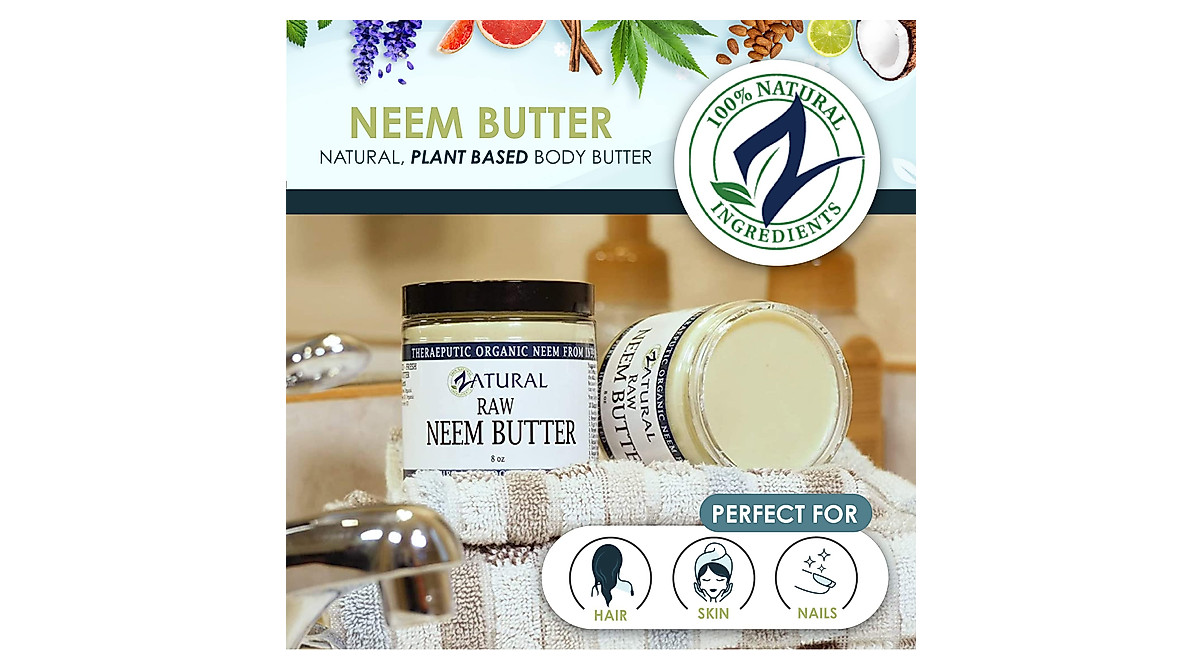 Organic Neem Butter: Moisturizing for Sensitive Skin