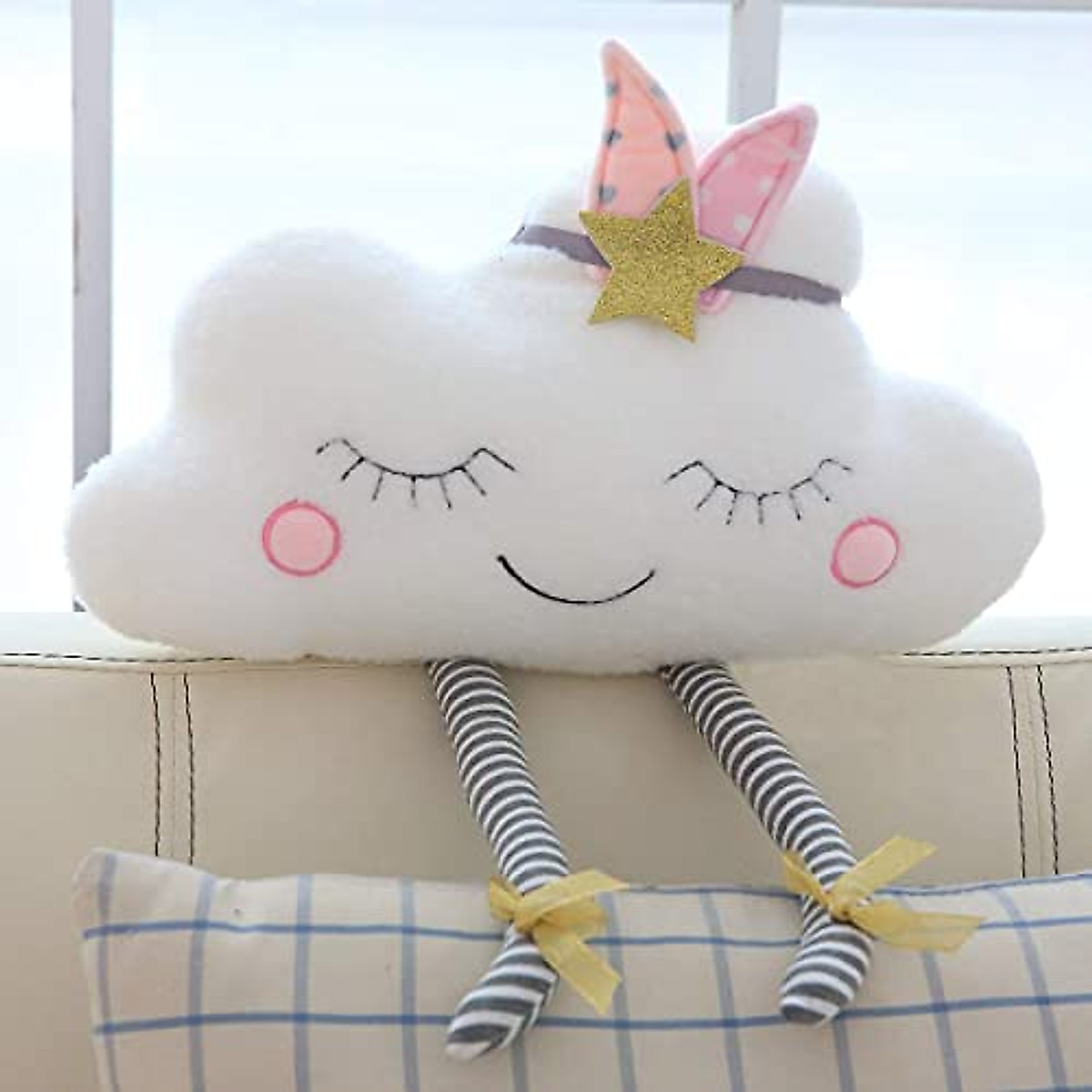 Nooer pp cotton Plush Soft Cute Cloud Pillow 16 Inch …