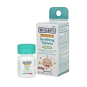 Dr. Talbot's Chamomile Soothing Tablets, Quick Dissolve, 140 Count (Packaging May Vary)
