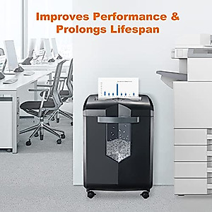 Bonsaii Paper Shredder Lubricant Sheets, 24-Pack (8.4 x 5.9 inch/Piece)