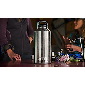 YETI Rambler 64oz Vacuum Insulated Stainless Steel Bottle with Cap (Stainless Steel)
