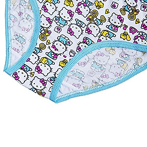 Hello Kitty Girls' 100% Combed Cotton Underwear 7pk and 10pk Panties in 2/3T, 4T, 4, 6 and 8, Hk10pk