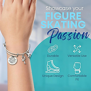Sportybella Ice Skating Coach Bracelet, Figure Skating Jewelry, Ice Skating Great Coach is Hard to Find Jewelry, Ice Skate Charm Bracelet - Perfect Figure Skating Coach Gift