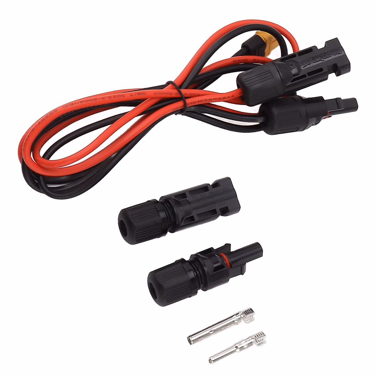 Solar Cable Connector Station Photovoltaic Line Line And Cable Adapter with Connector Adaptor Cord Wire Wire Rope Connector Adapter Solar Battery Chargers Charging Kits