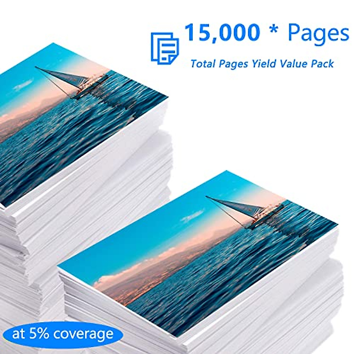 SuperInk 1 Pack High Yield Replacement Compatible for Brother DR210 Cyan/Yellow/Magenta Color Drum Unit for DR210CL DR-210 MFC-9010CN Printer