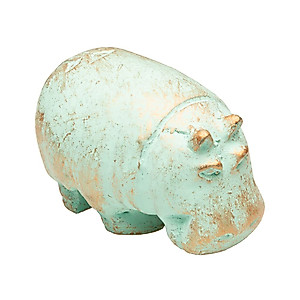 Discoveries Egyptian Imports Authentic Miniature Statue - Patina Finish - Hippo Goddess Taweret - 2.5" - Made in Egypt