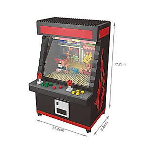 Fighter Game Micro Blocks for Kids or Adult Gifts,Micro Block Building Set DIY Bricks Toy for Intelligence Education(1060PCS)