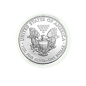 2019 - American Silver Eagle in Plastic Air Tite with our Certificate of Authenticity Dollar Uncirculated Us Mint