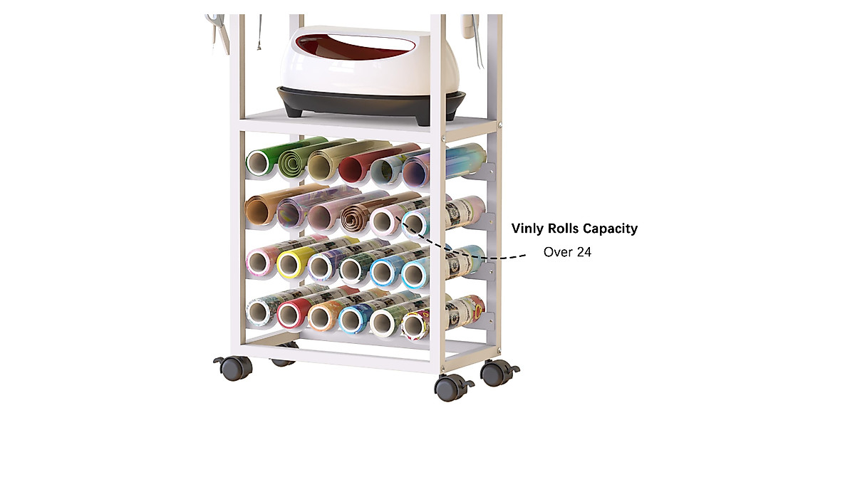 RJOKMT Craft Storage Cart - Organize & Create Easily