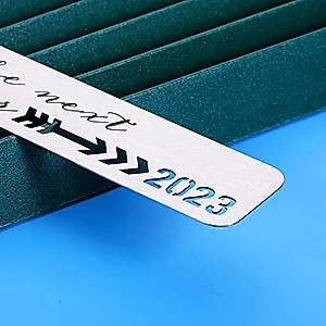 Bookmark with Tassel Inpirational Gifts for Women Men Kids Book Lovers 2023 Graduation Gifts for Student Her Him Teen Boy Girl Rerirement Boss Coworker Leaving High School College Senior Grads Gifts