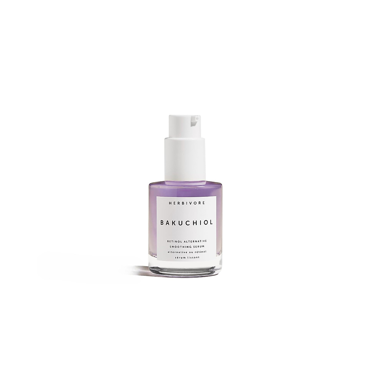 HERBIVORE Bakuchiol Retinol Alternative Face Serum REGULAR STRENGTH - Bakuchiol + Peptides, Smooths Skin, Reduces Fine Lines & Wrinkles, Plant-based, Vegan, Cruelty-free, 30mL / 1 oz