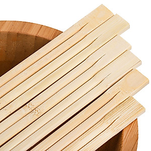 Hiceeden 360 Pairs Disposable Bamboo Chopsticks, Individually Wrapped Chopstick Bulk for Take-Out Orders, Restaurants, Picnics, Clear Sleeve Film