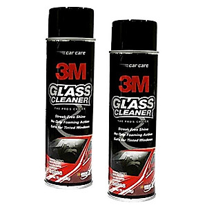 3M Glass Cleaner - Multi Surface Use, Auto & Home 2 Pack - 19oz Aerosol 08888