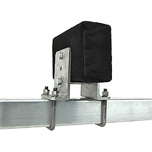 4 Pack 6" Galvanized L-Type Bunk Bracket Kit for Boat Trailer, fits 3x3 Cross Members, Heavy Duty (4 Pack)