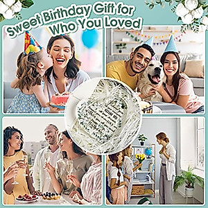 Birthday Gifts for Women, Behind You All Memories Before You All Your Dreams, Birthday Gifts for Women Wife Mom Friend, Flower Pattern Heart Acrylic Sign Keepsake (40th Style)