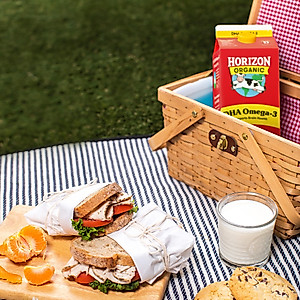 Horizon Organic DHA Omega-3 Milk, DHA 2 Percent Milk, 64 FL OZ Half Gallon Carton