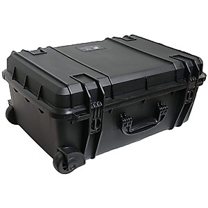 Case Club Pro Gaming Station to Fit Xbox Series X or S Console. Comes with Built-in 24" 1080p Monitor, Cooling Fans. Fits Console, Controllers, & Games, which are NOT Included 1MS / 144 Hertz
