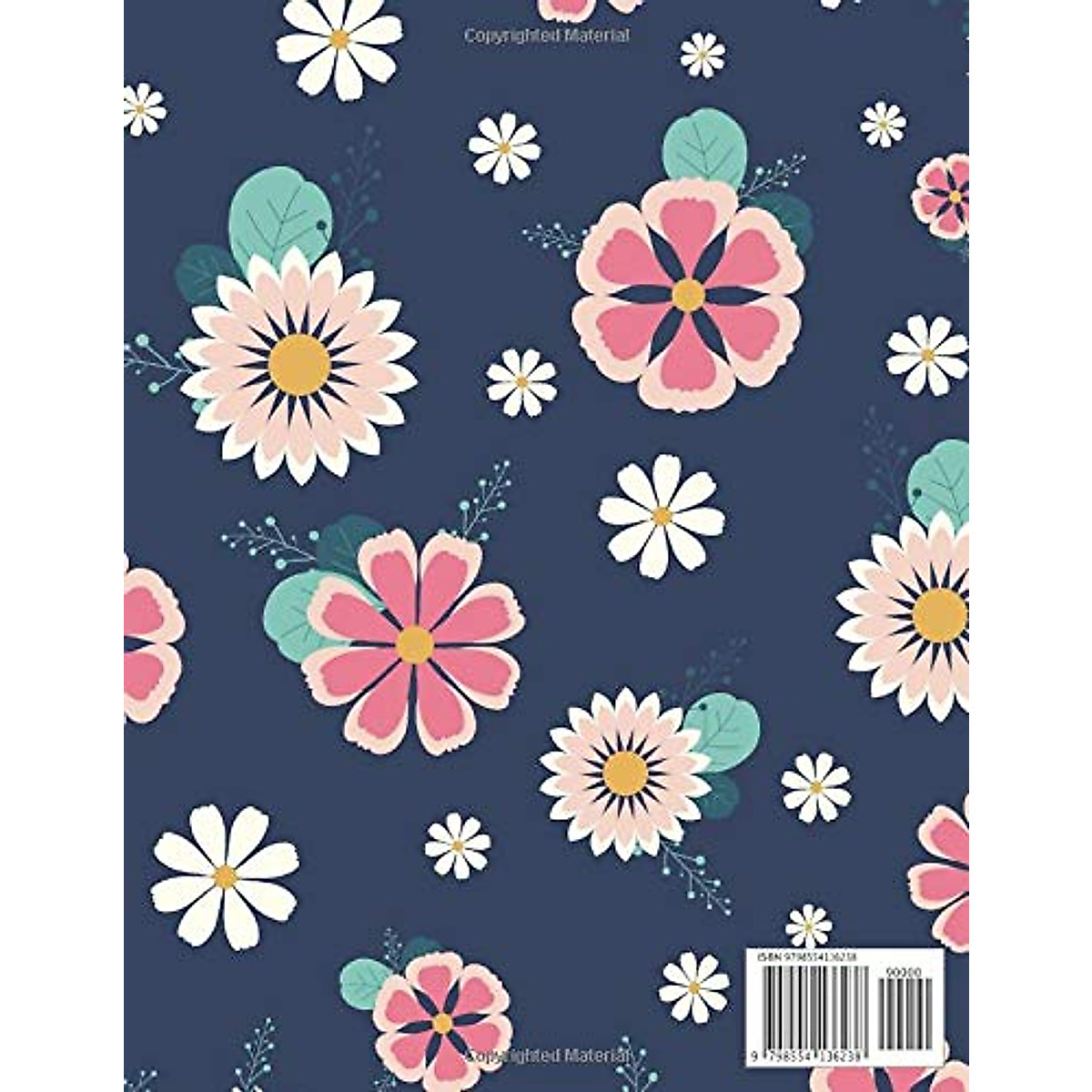 Order Book Small Business: Blank Order Log Keep Track of Your Customer Orders, Purchase Order Form, Online Businesses and Retail Store (Large) 8.5" x 11" Blue Floral Cover