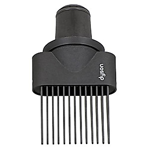 Dyson Wide Tooth Comb Attachment (Iron) for Supersonic Hair Dryers, Part No. 969748-01