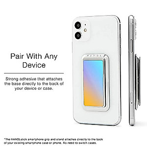 HANDL New York HANDLstick Blue and Purple Iridescent Collection Grip and Stand for Smartphone