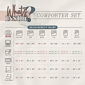Elegant Comfort Reversible 10-Piece Comforter Set, Tie-Dye Print, Decorative Pillow and Fitted Sheet with Smart Pockets, Soft, Plush, Lightweight Material, 10pc Tie-Dye Set, King, Orange