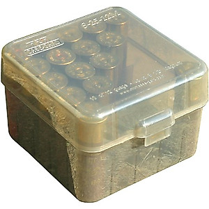 MTM 25 Round Shotshell Box (Clear Smoke), Large