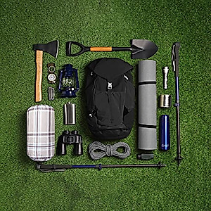 Cathay Home Coleman Indoor Outdoor Reversible Water Resistant and Sherpa Throw Blanket 50x60 Inch, Taupe (CMTH107)