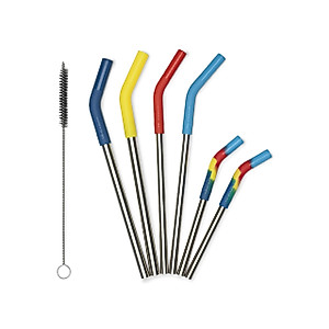 Klean Kanteen Multi Color Straws 6 Pack, 1 EA