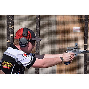 Pro Ears Silver 22 Electronic Hearing Protection, Noise Reduction Rating 22dB, Dynamic Level Sound Compression Technology, Automatic Gain Control, Gold Connectors, Gel Ear Seals, Adjustable Headband