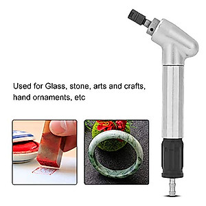 1/8" (3mm) 120 Degree Air Micro Die Grinder Kit High Speed Light Weight Pneumatic Grinding Pen for Shaping, Cutting, Grinding and Finishing, 52500 RPM