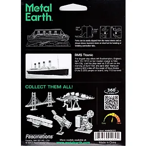 Metal Earth Titanic 3D Metal Model Kit Fascinations