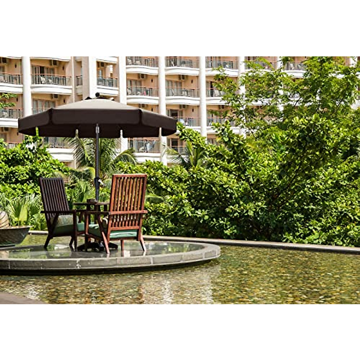 ABCCANOPY Premium Patio Umbrellas 9' Brown