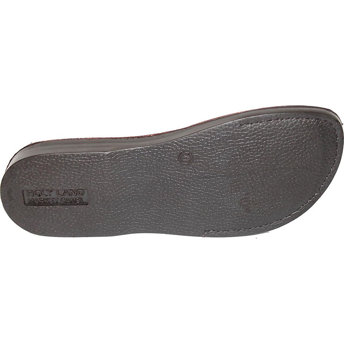 Holy Land Market Men/Women Biblical Jesus Leather/Embroidered Sandals/Slides From Jerusalem (Moses Style)