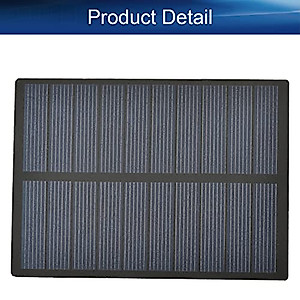 Bettomshin 1Pc 5V 1.3W Mini Solar Panels Cells, Polycrystalline Solar Cells Micro Solar Panel Module for Light Electric Toys Solar Battery Charger DIY Solar Syatem Kits (4.33" x 3.15"/110mm x 80mm)