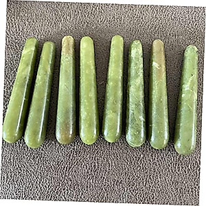 Hemoton Xiuyan Jade Point Health Care Pen Jade Pen Meridians Tool Facial Massager Whole Body Massager Face Massage Tools Green Body Scraper Tools