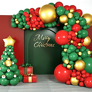 CANREVEL Metallic Gold Balloons - 100pcs Different Sizes 15/10/12/18 Inch Chrome Gold Latex Balloons Garland Arch Kit for Birthday Party Graduation Baby Shower Wedding Holiday Balloon Decoration