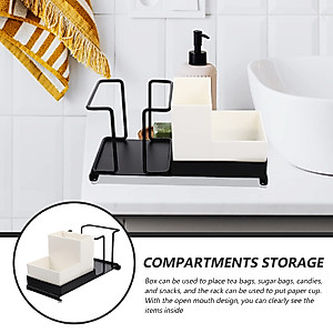 Makeup Organizer Storage Holder Coffee Station Supplies Coffee Organizer Cotton Swab Container Coffee Cup Organizer Paper Cup Holder Countertop Organizer Paper Cup Organizer
