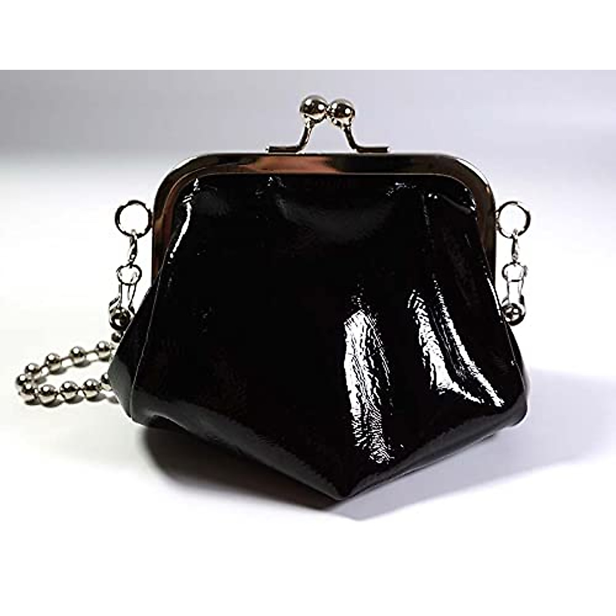 Nite closet Cute Gothic Purse Crossbody Moon Lolita PU Shoulder Bag (Black)