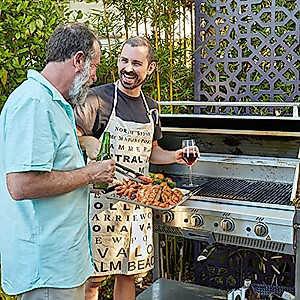 Grisun Vegetable Grill Baskets 3 PCS - Heavy Duty BBQ Grill Baskets for Outdoor Grill with handle, Stainless Steel BBQ Vegetable Grilling Baskets with a Round Wok Grill Pan, Dishwasher Safe