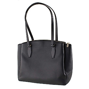 Kate Spade New York MONET LARGE TRIPLE COMPARTMENT TOTE Women's Leather Handbag (black)