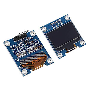 ALMOCN 2PCS 0.96" OLED Module I2C IIC Serial 12864 128X64 OLED Display Module with SSD 1306 Driver (White OLED)
