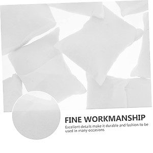 Abaodam 100 Pcs Watch Pillow Bolster Pillow Decorative Bracelet Display Watch Stand Bracelet Watch Jewelry Pillow Watch Winder Pillow Replacement Pillows Liner White Man Automatic Flannel