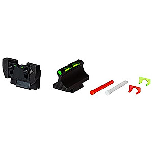 HIVIZ RG1022 Ruger 10/22 Front and Rear Combo Pack,Green, Red, White