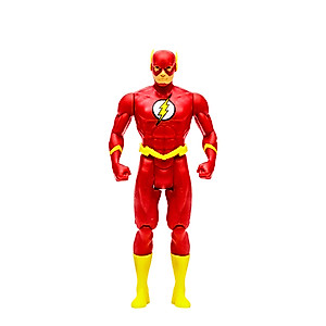 McFarlane Toys, DC Multiverse, 5-inch DC Rebirth Super Powers The Flash Action Figure with 5 Points of articulations, Collectible DC Retro 1980’s Super Powers Line Figure – Ages 12+